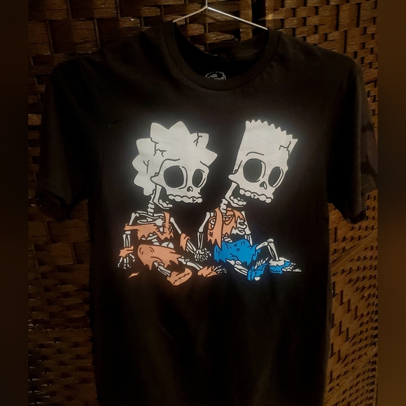 Simpsons | Shirts | The Simpsons Bart And Lisa Skeleton | Poshmark